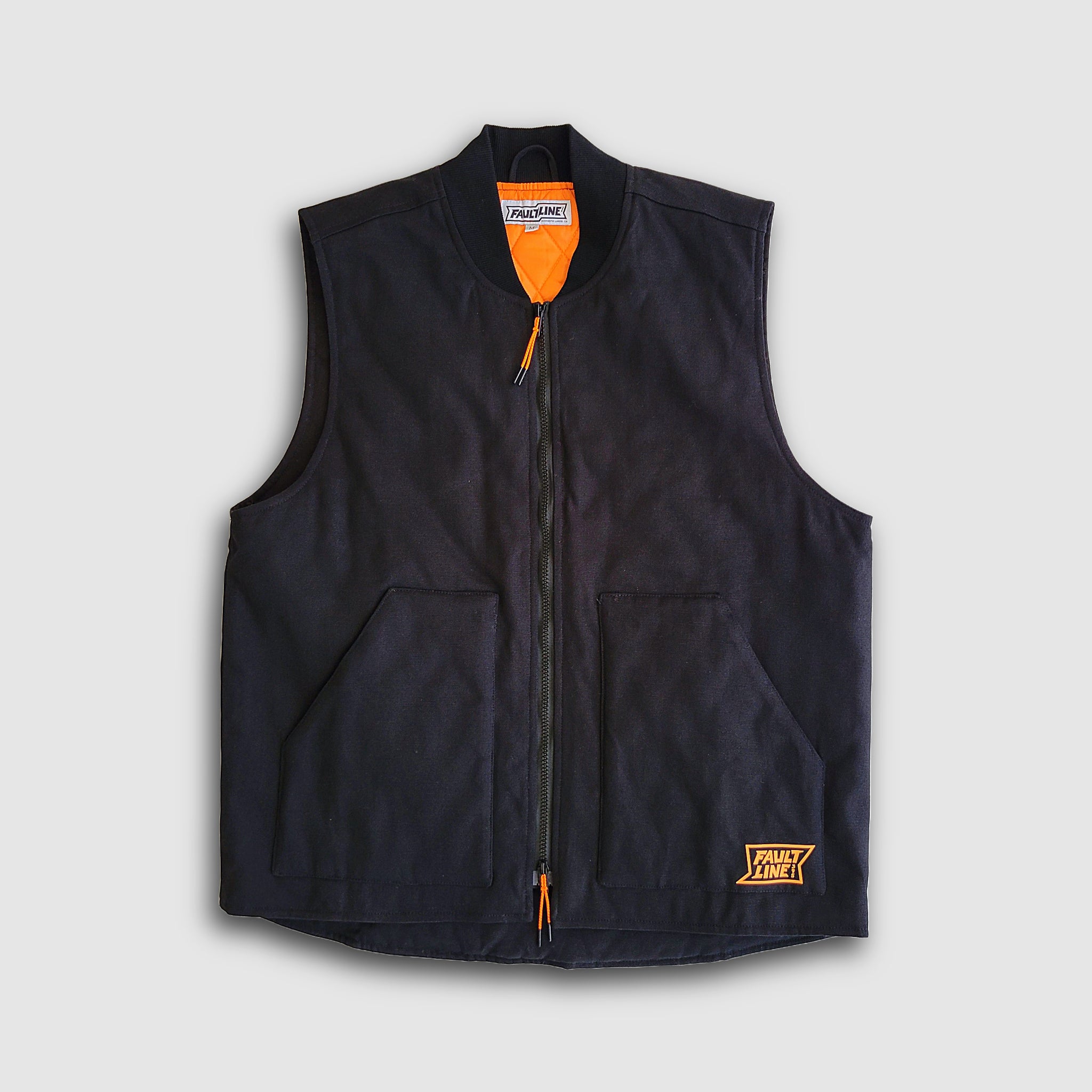 Men's Ritter Insulated Work Vest - Black | Faultline395